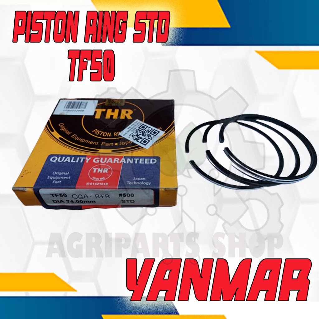 Piston Ring Std TF50 TF55 TF60 TF70 TF75 TF80 TF85 TF90 TF105 TF120 TF110 Yanmar Diesel Engine ...
