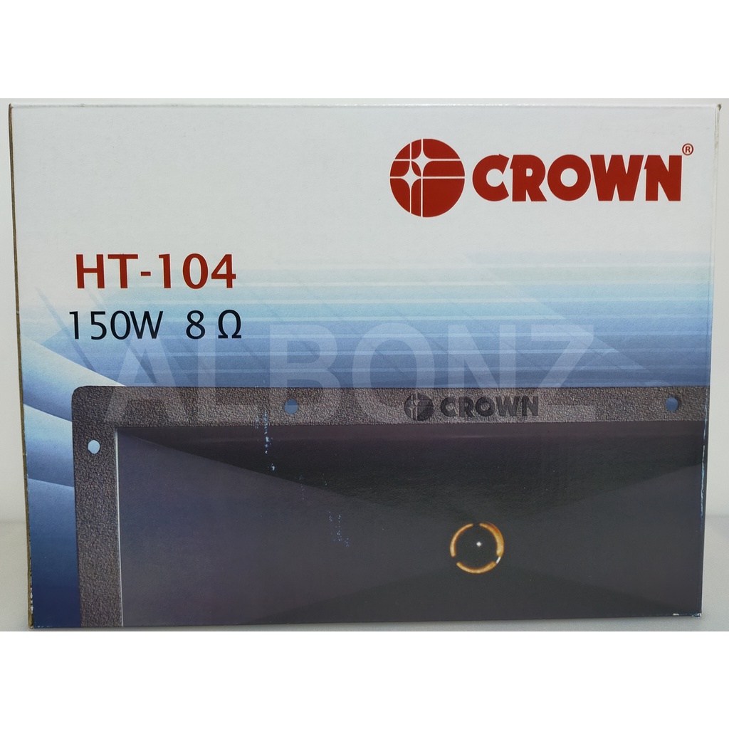 HT-104 150Watts (10" x 4") Crown Horn Tweeter (Original) + capacitor ...