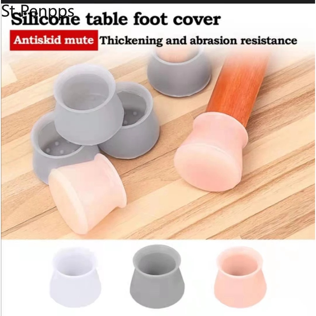 Chair Leg Table Covers Caps Rubber Feet Protector Pads Socks Plugs ...