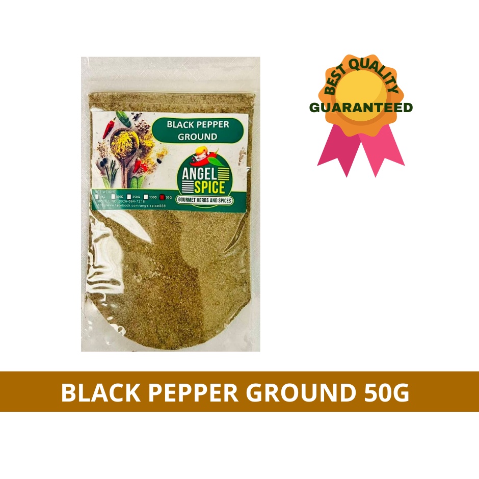 BLACK PEPPER GROUND 100 GRAMS/ 50 GRAMS | Shopee Philippines
