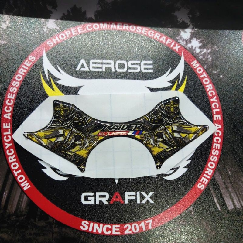 RAIDER R150 TPOST COVER STICKER DECALS EMBOSSED | Shopee Philippines