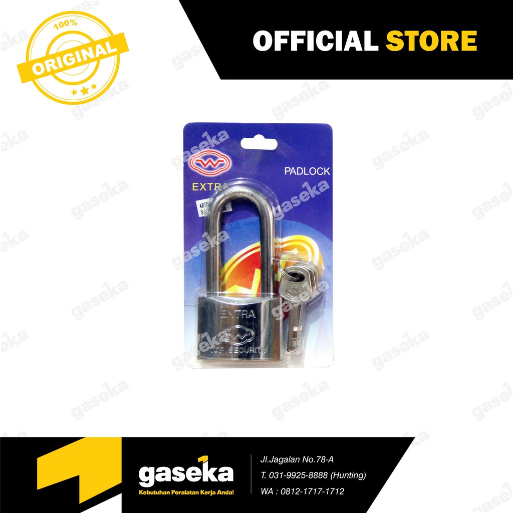 Long Padlock 30MM / EXTRA Padlock LHR PJG 30MM TYPE HL301L (CHROM ...