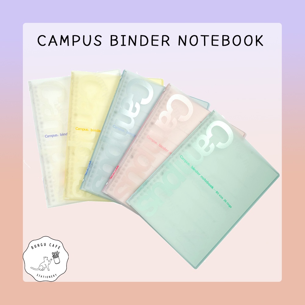 KOKUYO Campus slim Binder (compact slim) PP cover B5 // Notebook ...
