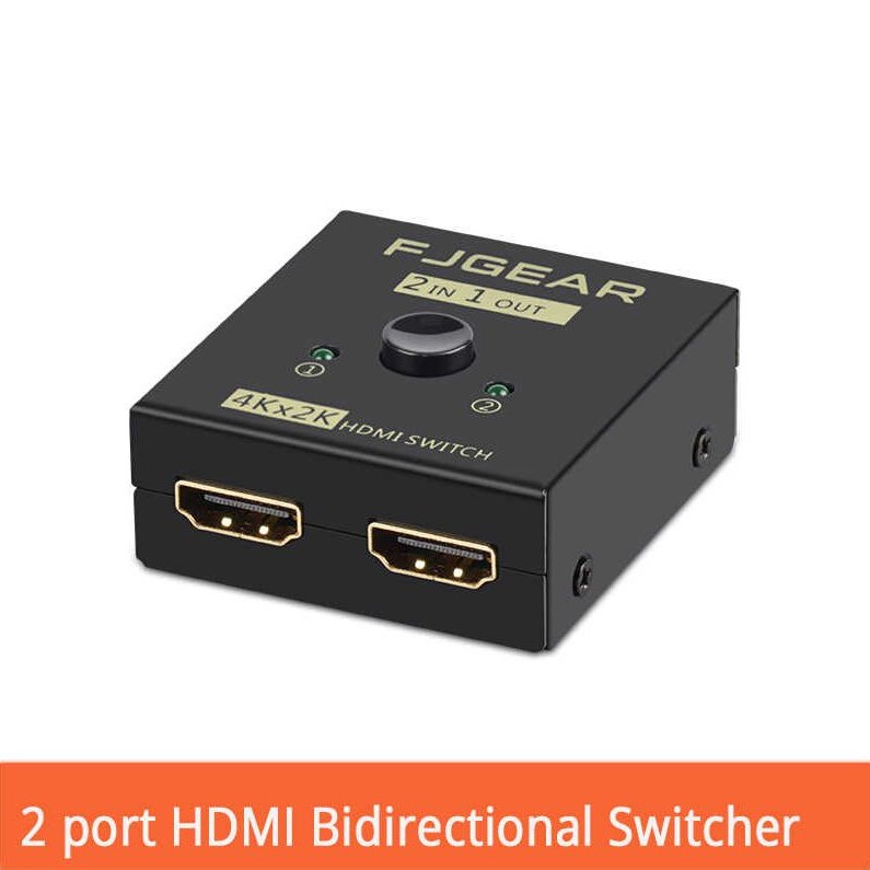 FJGEAR Fj-Hd201 2 Port HDMI Switch | Shopee Philippines