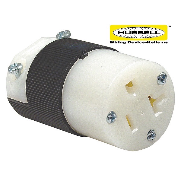Hubbell Female Socket/Connector- Nylon-225V 7.5A - Heavy Duty-HBL-5266C ...
