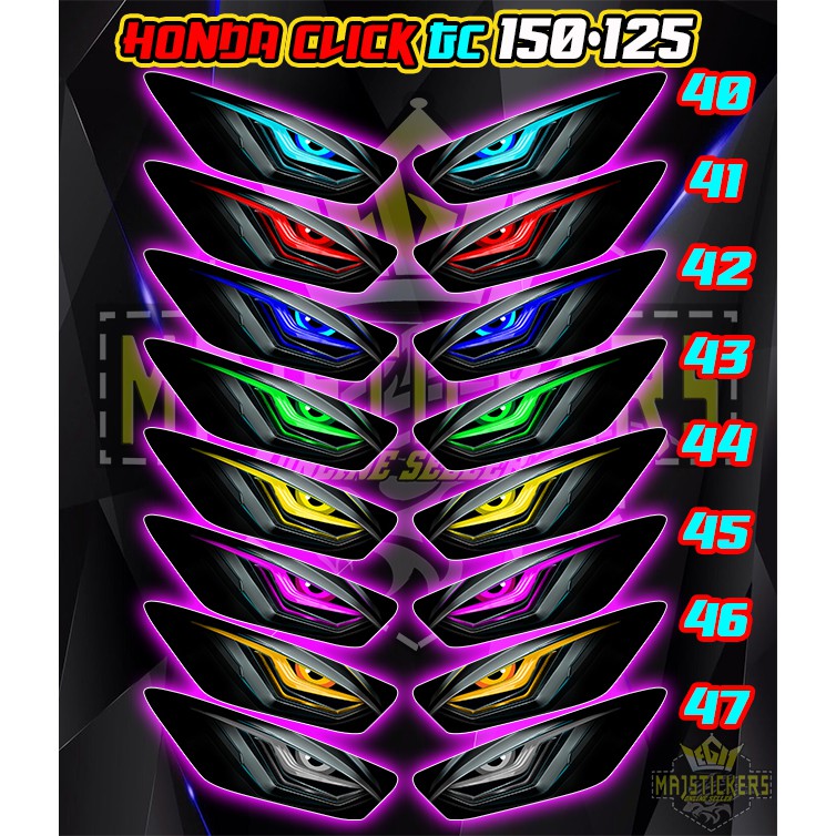 Honda Click GameChanger 125i/150i V2 / V3 / V4 Headlight Transparent ...