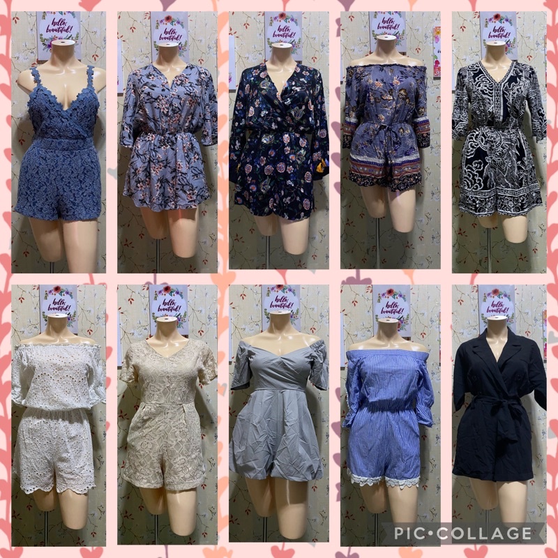 U.S BRANDED ROMPERS & DRESS FOR LIVE SELLING CHECK OUT ONLY! | Shopee ...