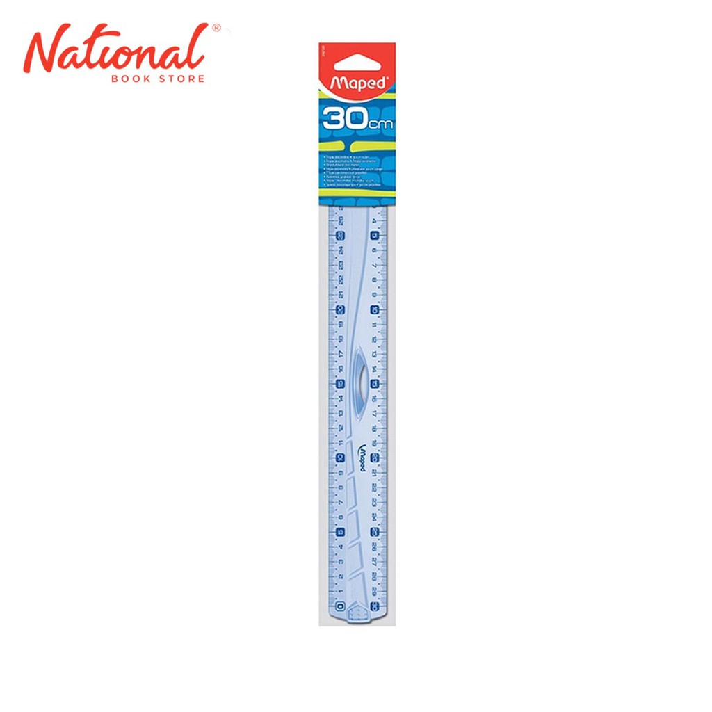 Maped Plastic Ruler 30Cm National Book Store | Shopee Philippines