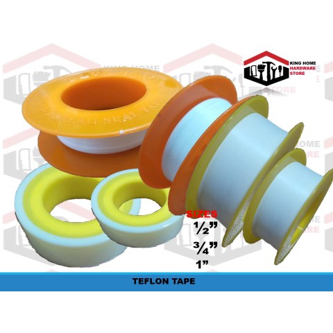 TEFLON (PTFE THREAD SEAL TAPE) YELLOW & ORANGE | Shopee Philippines