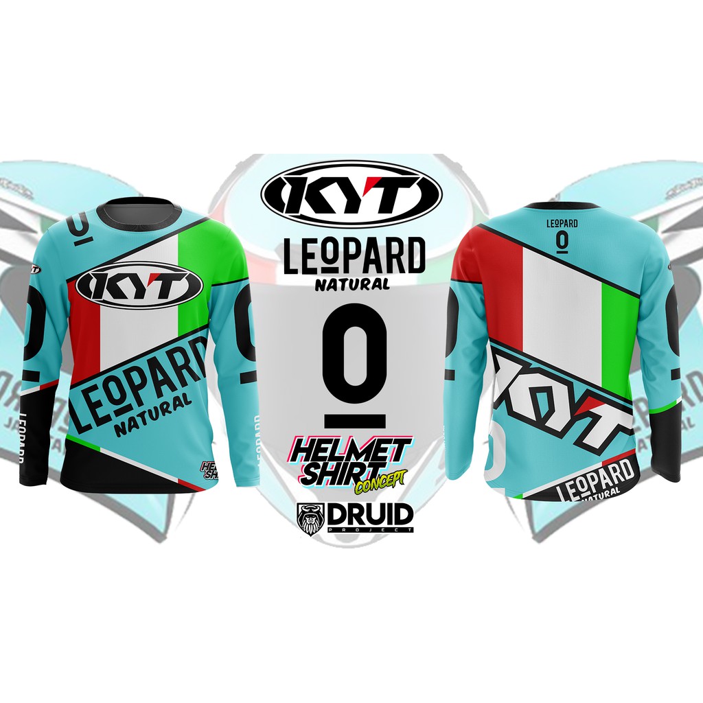 KYT Leopard - Helmet Shirt Concept | Shopee Philippines