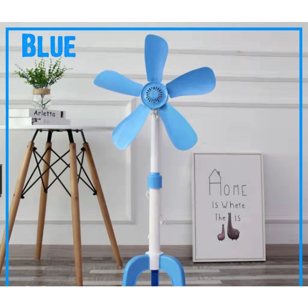 5 Blades Stand Fan Portable Stand Fan Foldable Stand Fan Electric Fan ...