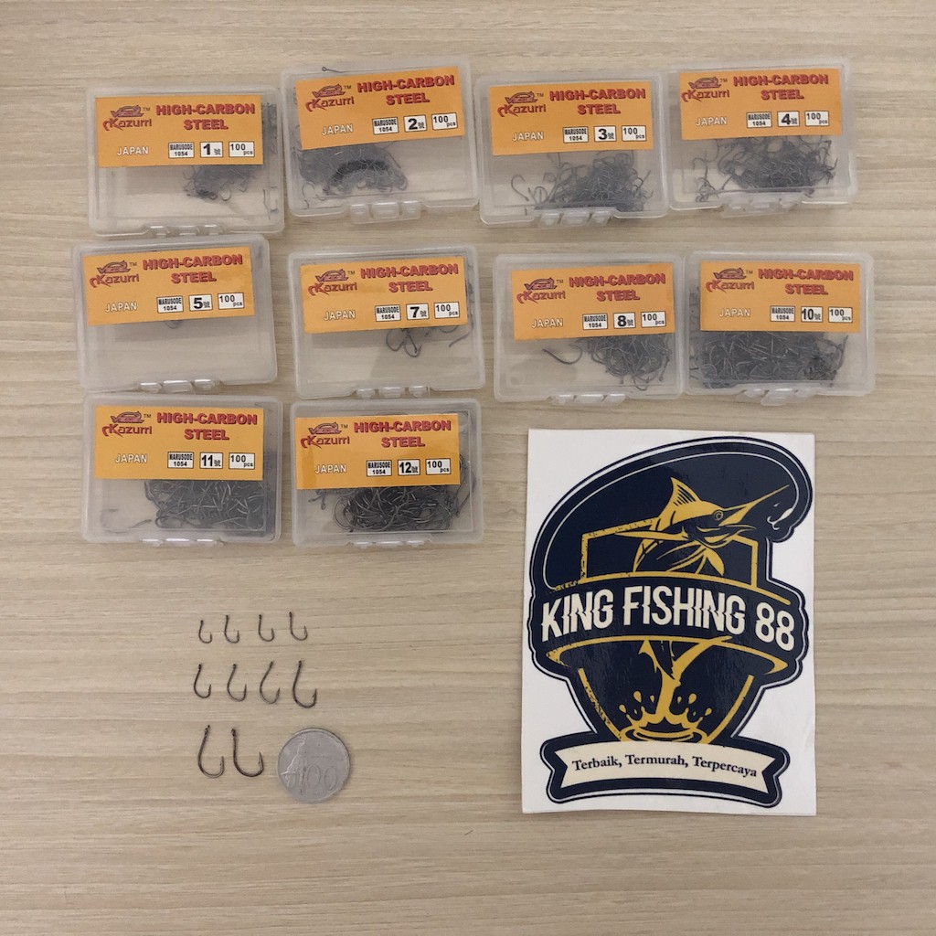 Fishing Hook 1054 Marusode KAZURRI Contents 100pc Small Hook | Shopee ...