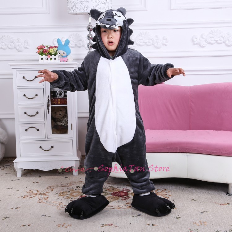 wolf Children's Mascot Pajamas (wolf) | Shopee Philippines