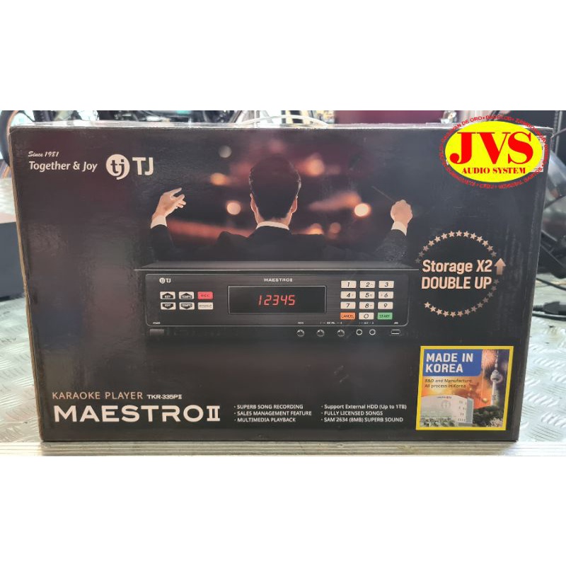 TJ Media TKR-335p Maestro 2 Karaoke Player Videoke Player Made in Korea ...