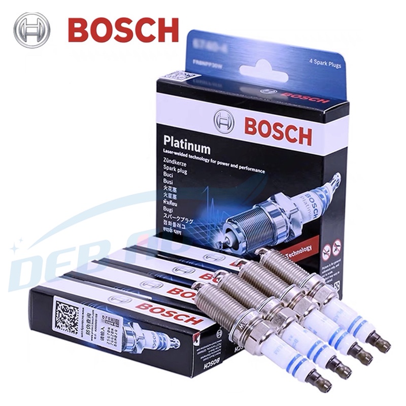Bosch Platinum spark plug for Nissan March Almera Tiida shlphy pulsar ...