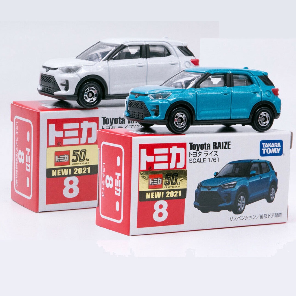 Tomica No.8 Toyota Diecast Model Car (2021 First Lot Sticker Included ...