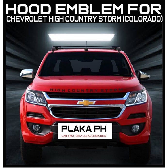 Hood emblem for Chevrolet Colorado (High Country Storm) | Shopee ...