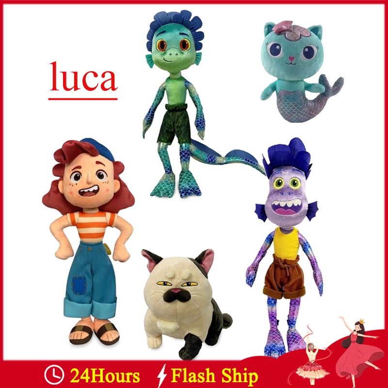 Disney Pixar Movie Luca Alberto Sea Monster Plush Toy 17-43cm Cartoon ...