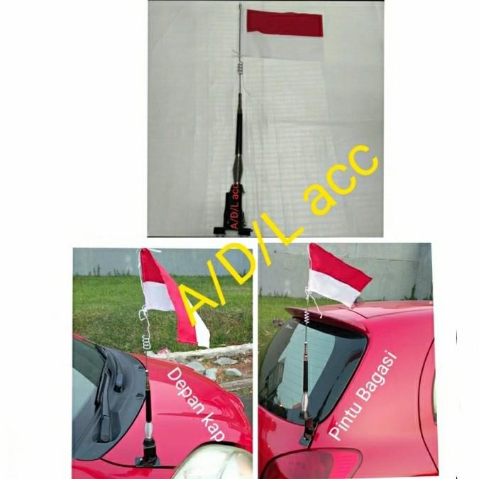 MESIN Imported Car Flag Pole Antenna Clip on Engine Hood and Trunk ...
