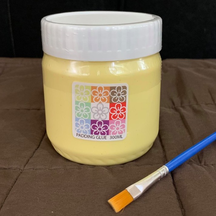 AMORE - YELLOW Padding Glue 300mL Binding Glue Adhesives Padding Cement ...