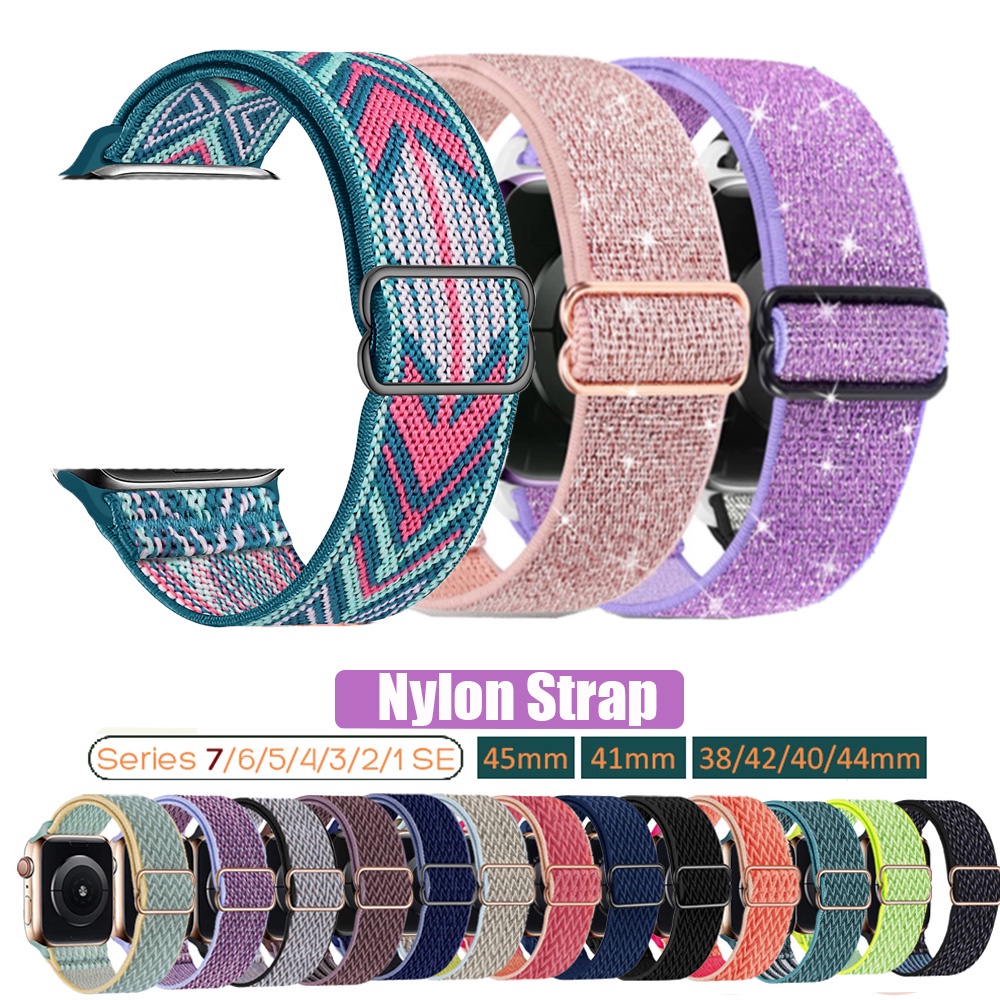 Scrunchie Strap Compatible for Apple Watch Band 49mm 44mm 40mm 45mm ...