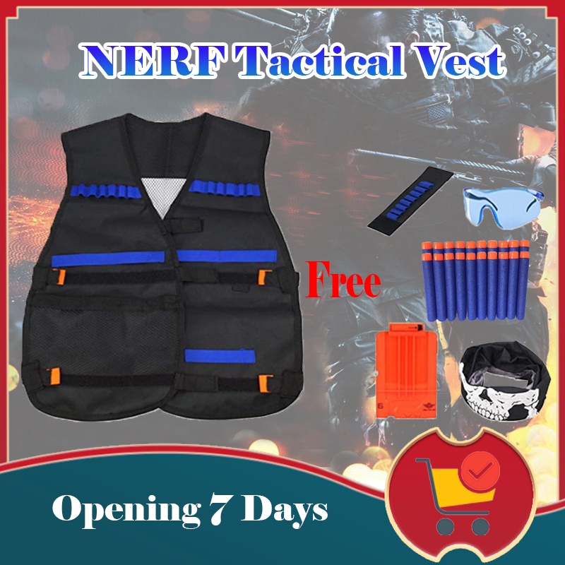 26Pcs Nerf Strike Elite Series Game Kids Tactical Vest Suit Kit Set ...