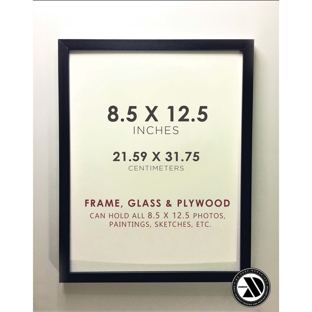 8.5x12.5 Inches Wall Hang Picture Frame Shopee Philippines