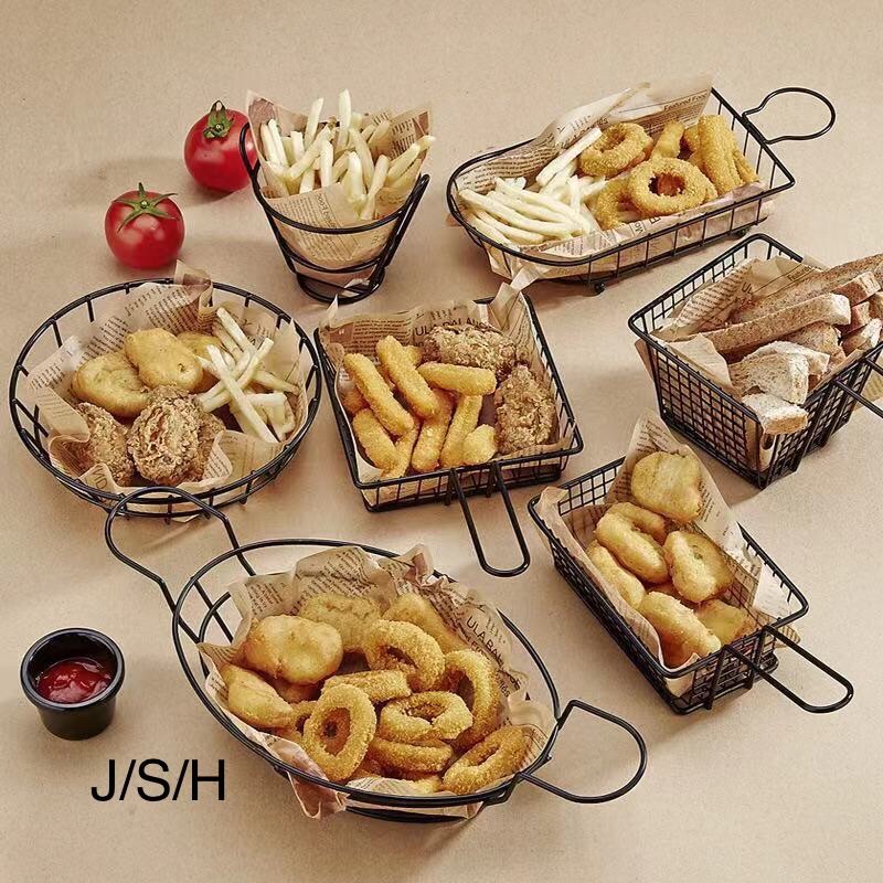 Frying Net Stainless Steel Mesh Fried Basket Kitchen Restaurant Snack ...