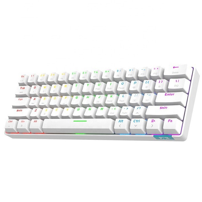 Ajazz STK61 Dual Mode Wired/Wireless 61-Keys Mechanical Keyboard Bluetooth 5.0 | Shopee Philippines