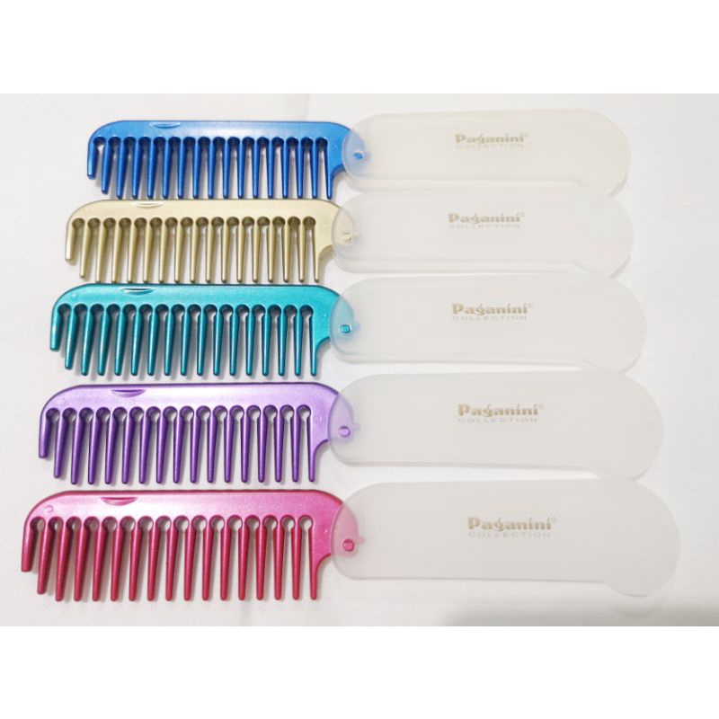 Paganini FOLDABLE hair comb/suklay, detangling, hairdressing, styling ...