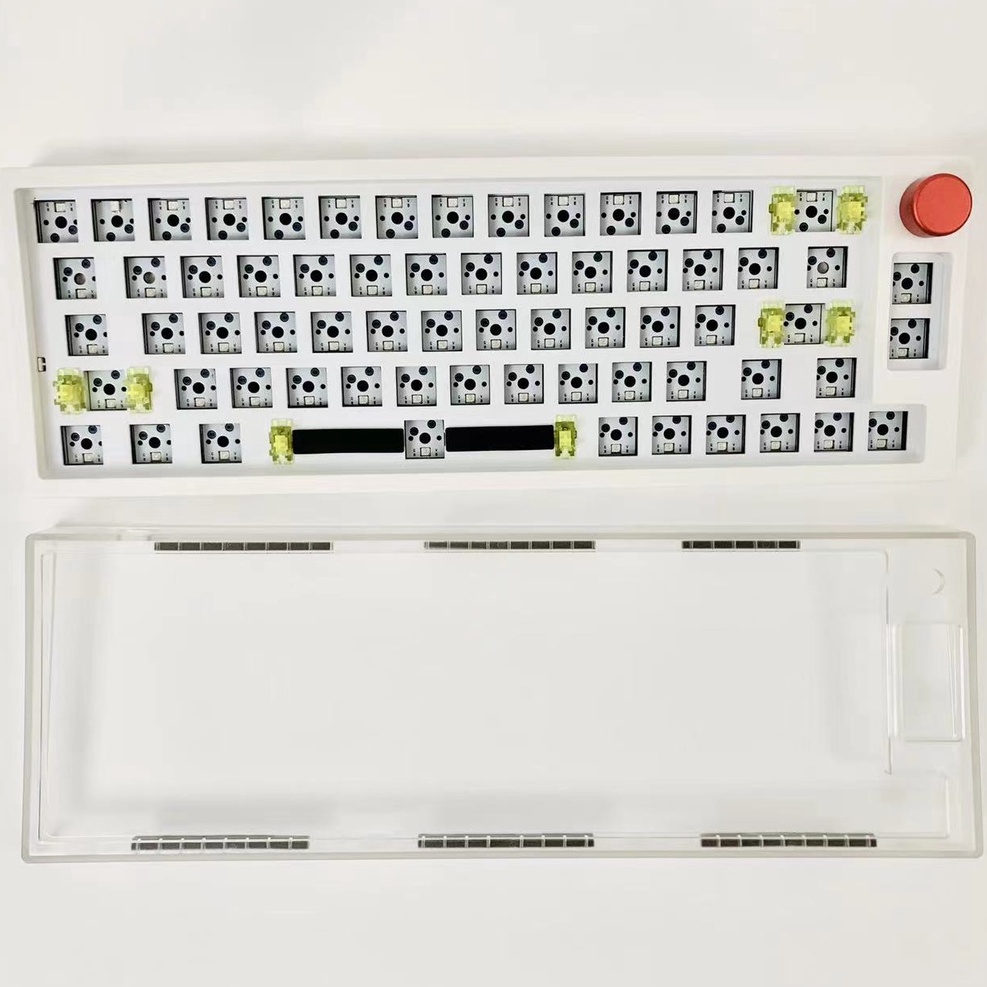 Ready stock! Lychee gaming G66/G66pro mechanical keyboard white ...