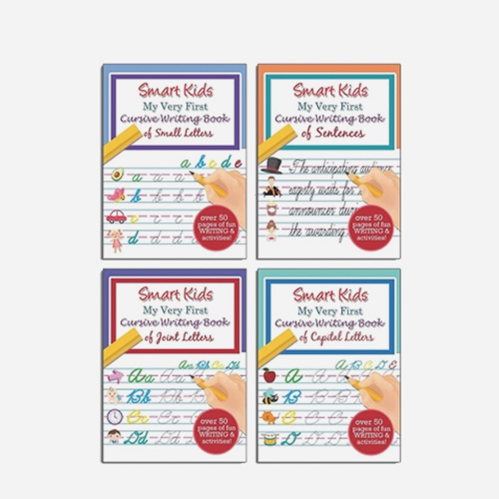 Smart Kids My Very FIRST CURSIVE WRITING Book Small Capital Letters ...