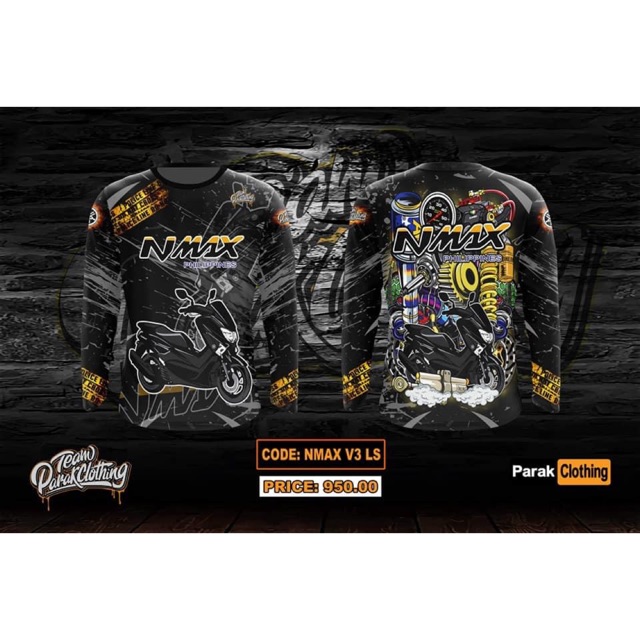 NMAX V3 LS Rider's Full Sublimation Shirt | Shopee Philippines
