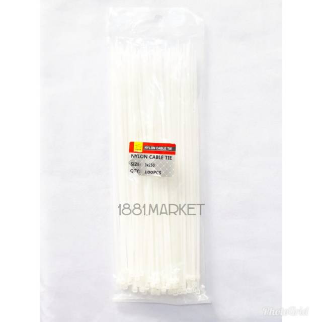 Cable TIE 3x250 White RUSH / Cable Binder | Shopee Philippines