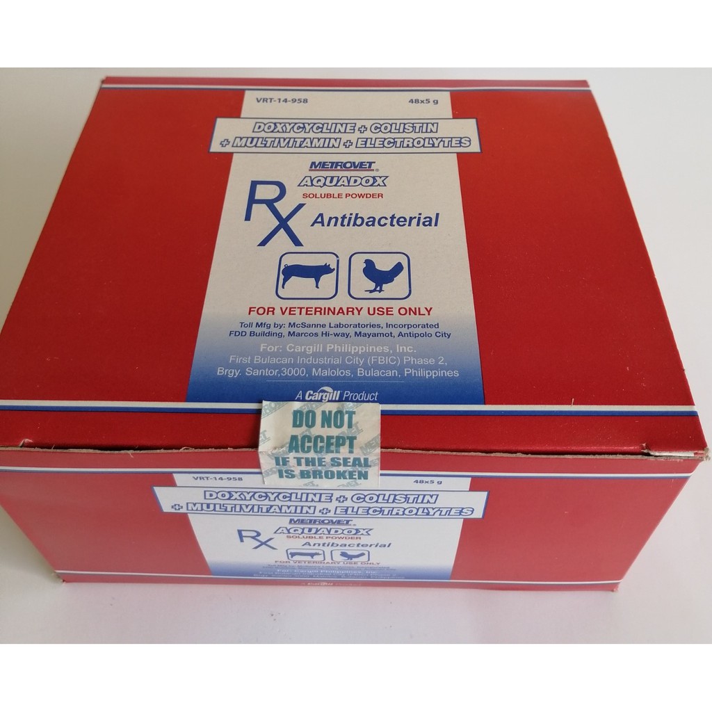 [AGRIVET] AQUADOX 5g per sachet for Swine/ Swine multivitamins/ Para sa ...