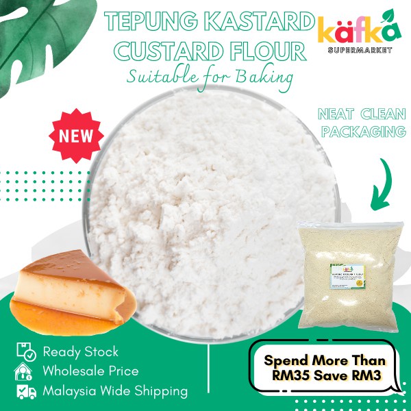 Custard Powder Kastard Flour 250g / 500g Custard Flour Custard Flour ...