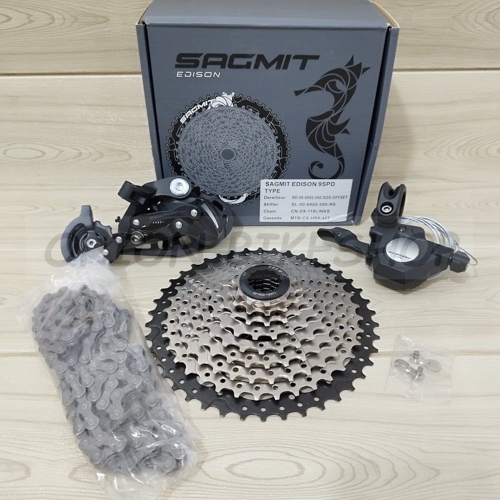 Sagmit Edison Upkit MTB Up kit 8 9 10 11 12 Speed | Shopee Philippines