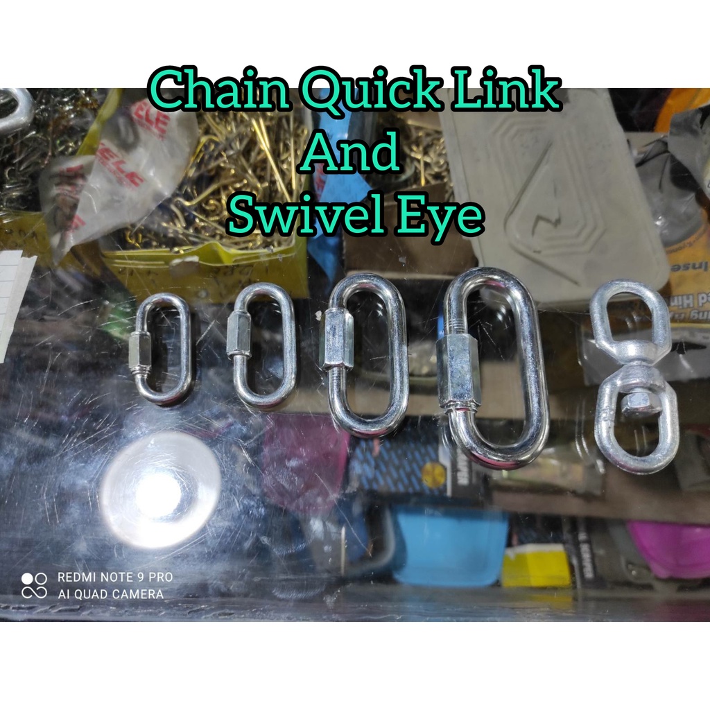 Quick Link Lock Safety Screw Hook Climbing Gear Kadena Chain | Shopee ...