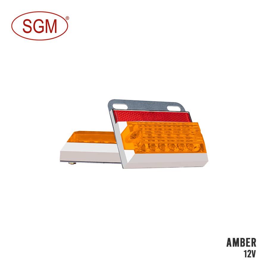 SGM LED SIDE MARKER LIGHT LED CLEARANCE LAMP WITH REFLECTOR FOR TRUCK ...