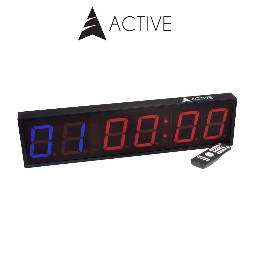 Active 6-Digit Multifunction Gym Clock (Black) | Shopee Philippines