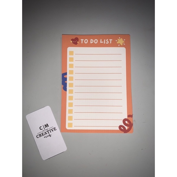 NOTEPAD, TO DO LIST, DAILY CHECKLIST PLANNER PAD | Shopee Philippines