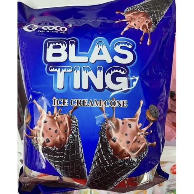 COCO Blasting Ice Cream Cone Chocolate 300 grams (Exp. August 13,2024 ...