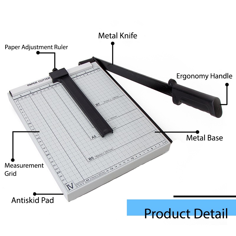 Professional Paper Cutter Machine Board Metal for Office A4 A5 4R Photo ...