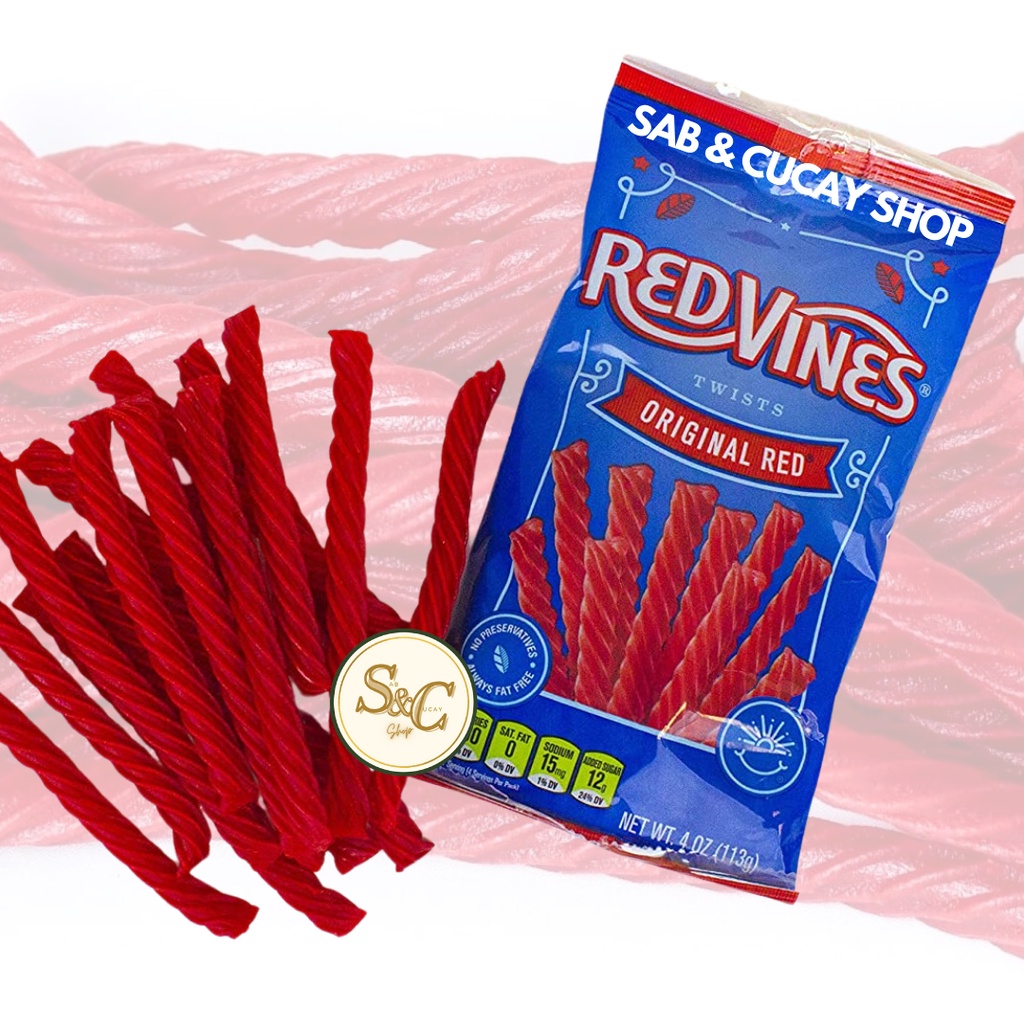 Red Vines Licorice Twists, Original Red Flavor, Soft & Chewy Candy ...