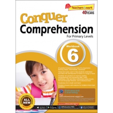 Conquer Comprehension For Primary Levels Workbook 6 | Shopee Philippines