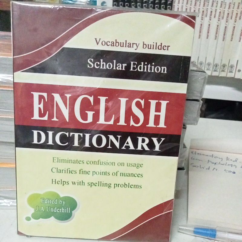 English Dictionary (vocabulary builder)(scholar edition) | Shopee ...