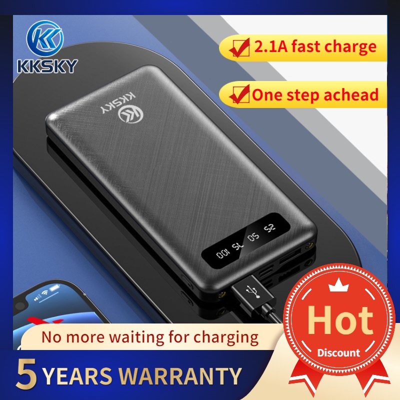 KKSKY Powerbank 10000mAh (New Design) 100% ORIGINAL MINI Power bank ...