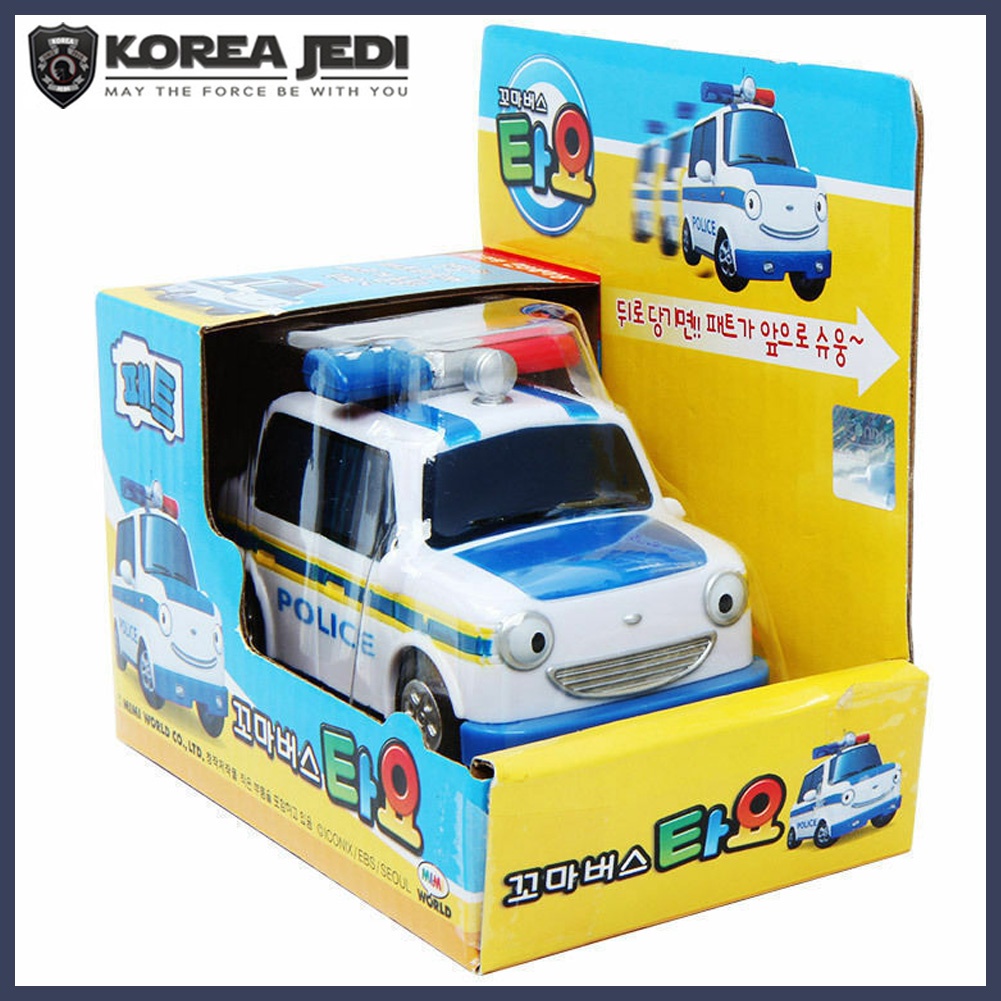 ★Little Bus Tayo★ Pat (Police Car) Tayo Friends Bus Series Pull-Back ...