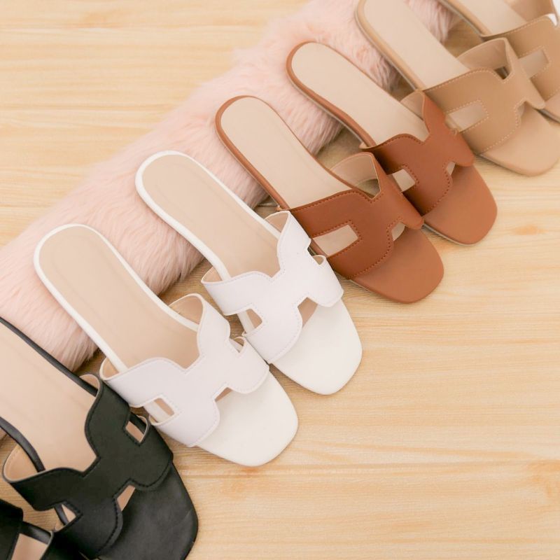 Marikina Inspired By Hermes Flats Sandals | Shopee Philippines
