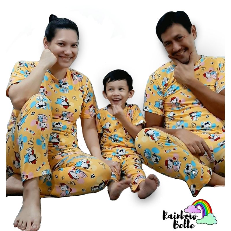 FAMILY SET SLEEPWEAR TERNO Kids to Adult twinning sold per piece(terno ...